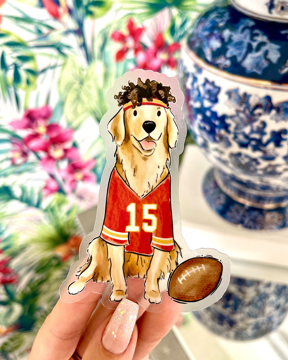 Kansas City Golden Retriever Vinyl Sticker – Samantha E. Forsyth